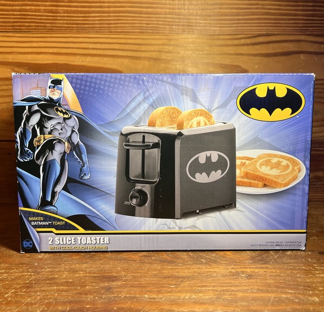 DC DCB-21CN Batman 2-Slice Toaster - Black for sale online | eBay