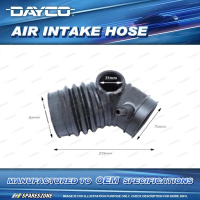 Dayco Air Intake Hose for Hyundai Santa Fe SM Trajet G6BA 2.7L 2000 ...