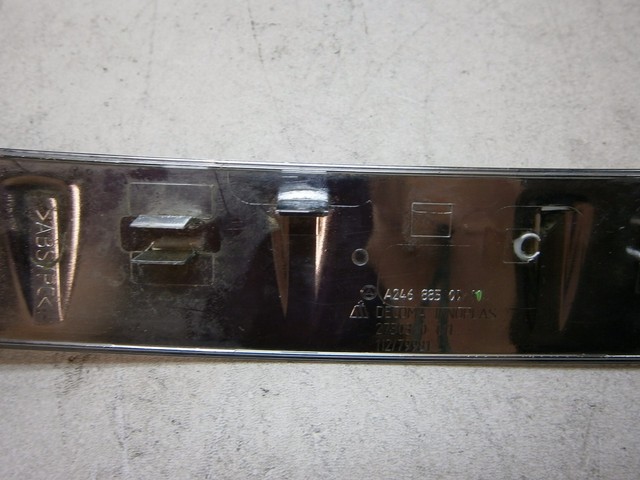 Orig MERCEDES B Class W246 Chrome Bar Loading Dock Bumper Rear ...