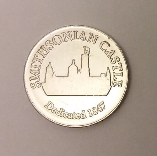Smithsonian Institution Castle Dedicated 1847 Souvenir Coin Token 22mm ...