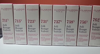 Clarins Joli Rouge Velvet Lipstick, .1 oz (Choose Shade) NIB | eBay