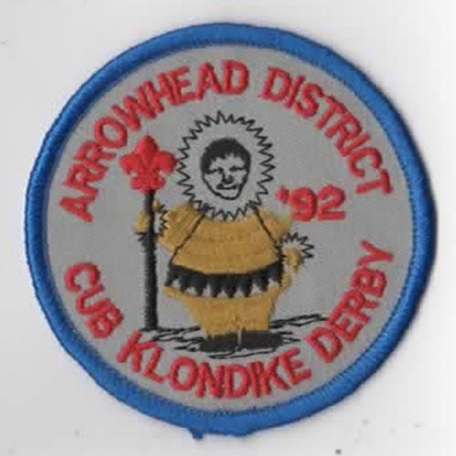 1992 Arrowhead District Cub Klondike Derby BLU Bdr. [YA1086] | eBay