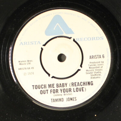TAMIKO JONES: creepin' / touch me baby ARISTA 7" Single 45 RPM United ...