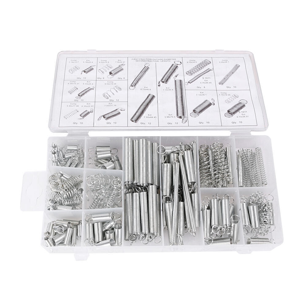200pcs Small Metal Loose Steel Coil Springs Assortment Assorted Box ...