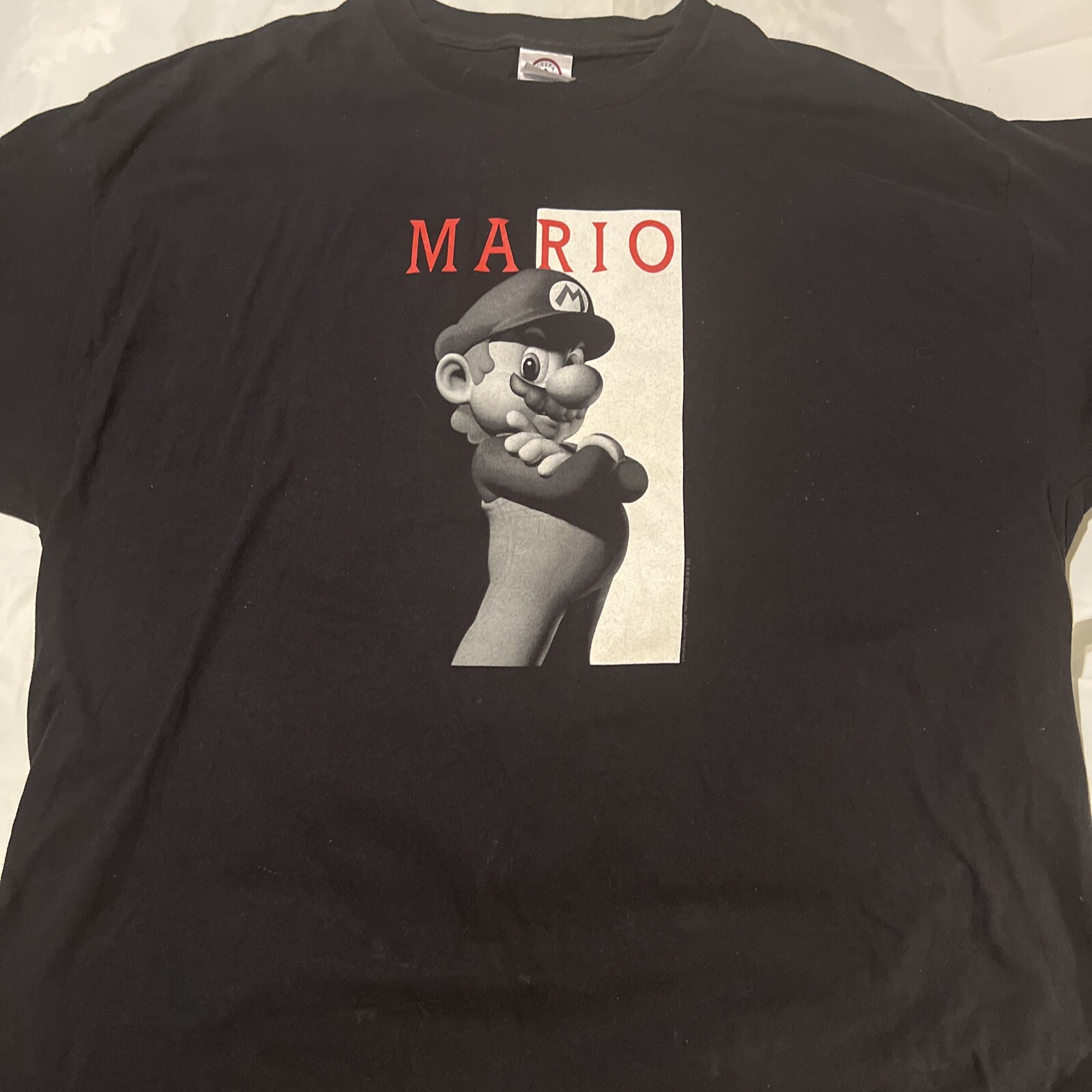 Y2K Super Mario Scarface Gangster Parody Shirt XXL Ad… - Gem