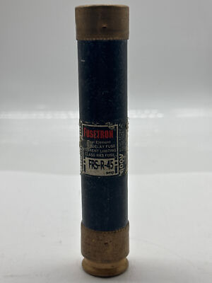 Bussmann FRS-R-45 Fusetron Time Delay Fuse, Class RK5, 600VAC 300VDC ...