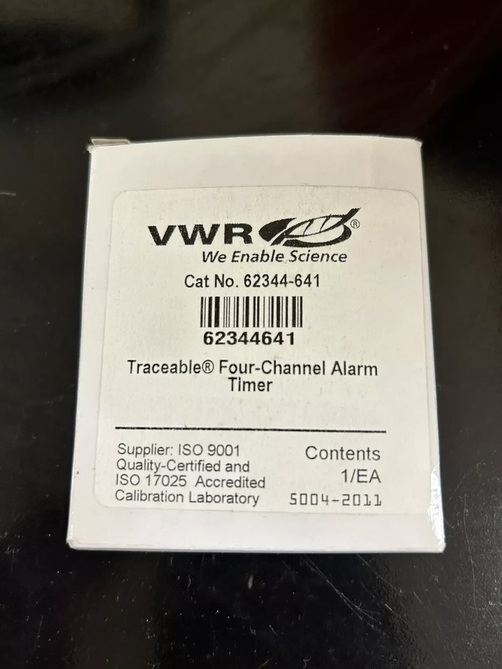VWR 62344-641 Four-Channel Alarm Timer with Clock | eBay