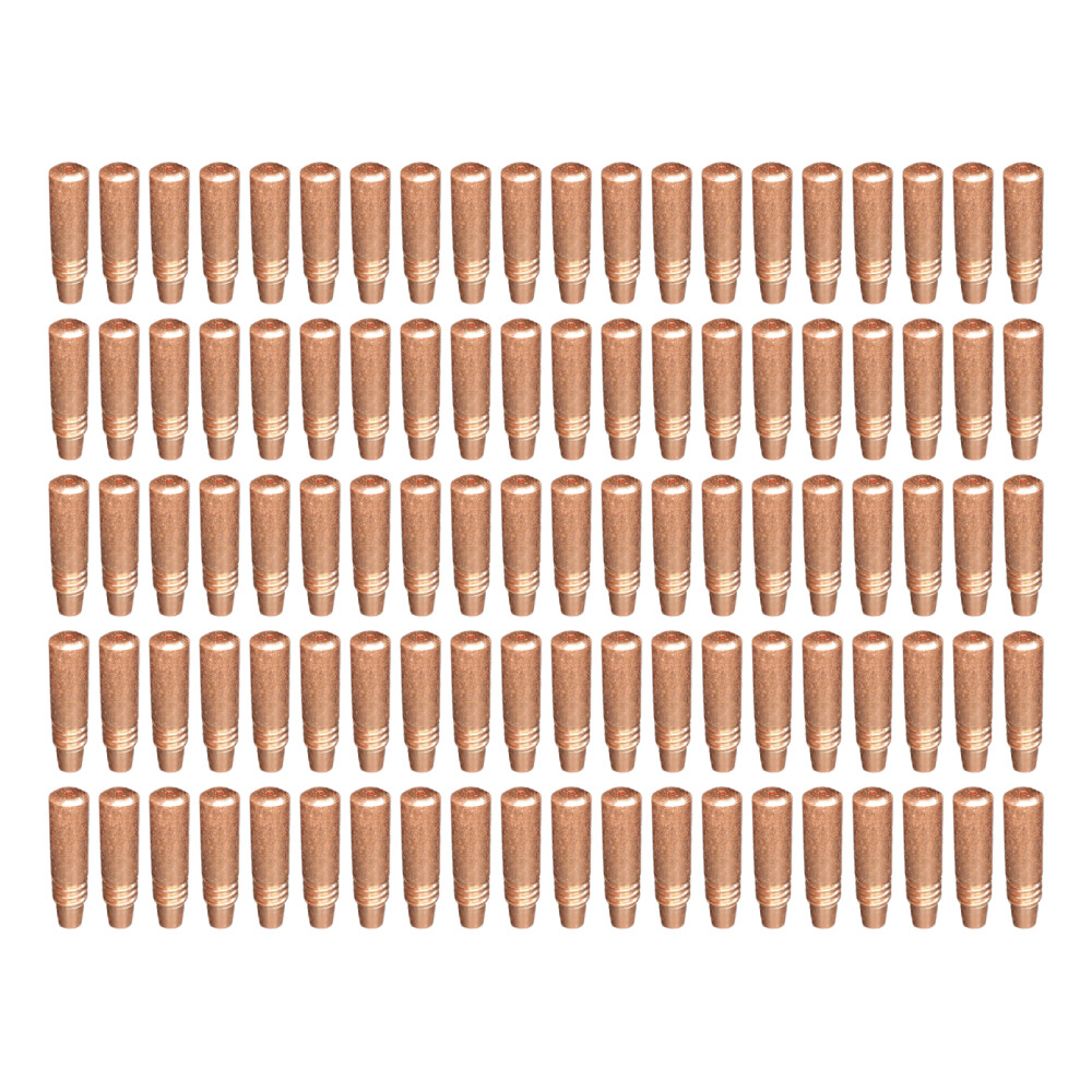 100-pk 206186 .035" .030AL Contact Tips for Miller FasTip Spoolmatic ...