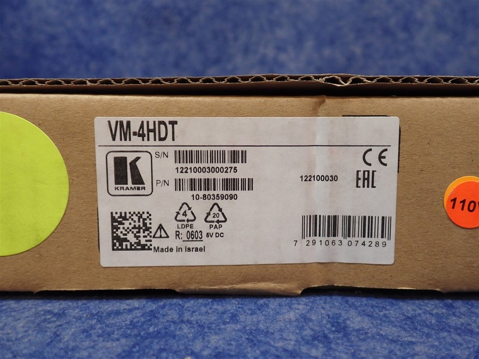 Kramer VM-4HDT 1:4 UHD 4K HDMI over HDBaseT Distribution Amplifier (G82) | eBay