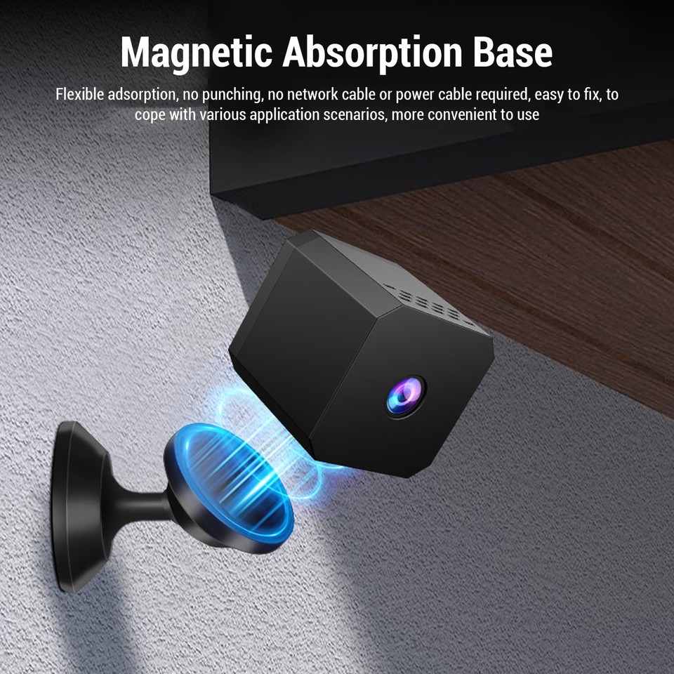 New HD Camera 360° Panoramic View Manual Rotation Camera For Home Shop ...