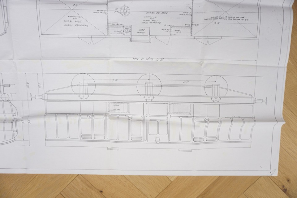 LNWR Brake Van Drawing Technical Railway Diagram Loco | eBay UK