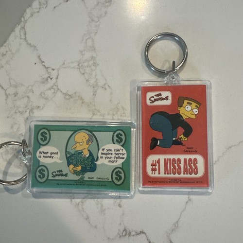 The Simpsons Key Chains Mr Burns And Smithers | eBay