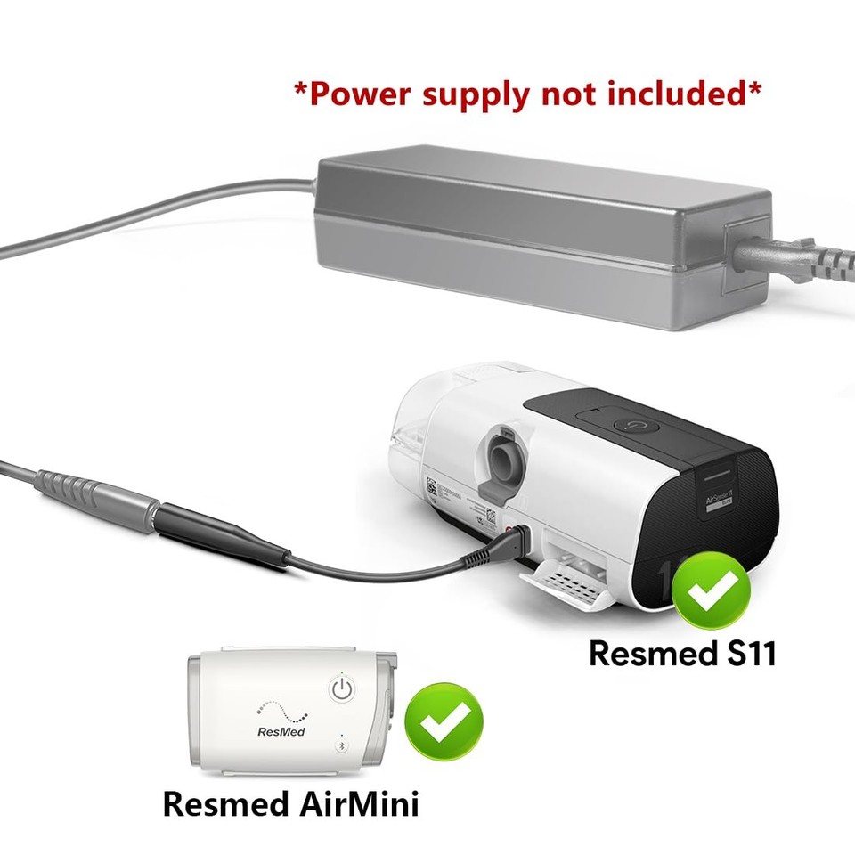 CASIMY DC Converter for Resmed 10 to Resmed 11 CPAP Machines AirSense ...