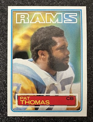 1983 Topps Pat Thomas #95 Los Angeles Rams (1x All-Pro/2x Pro Bowl) | eBay