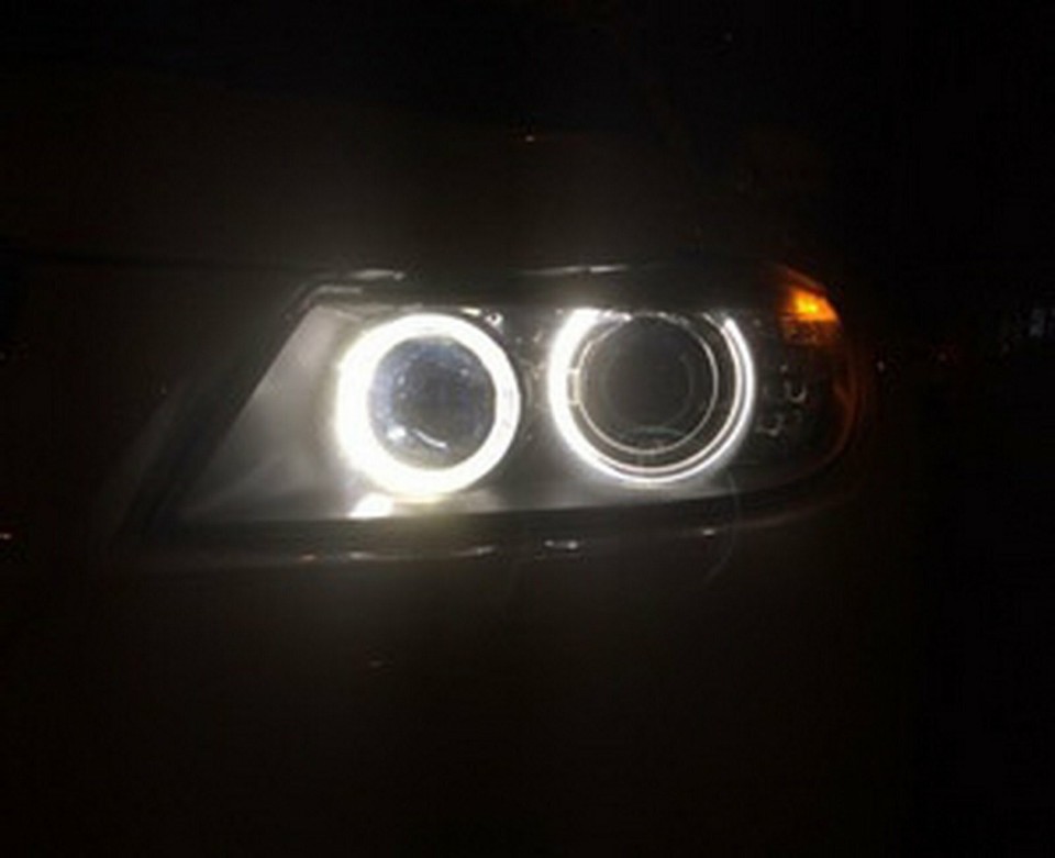 STANDLICHT RINGE MARKER ANGEL EYES für BMW 3ER E90 E91 LCI Halogen ...