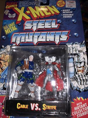 X-Men Steel Mutants Cable vs. Stryfe Action Figures | eBay