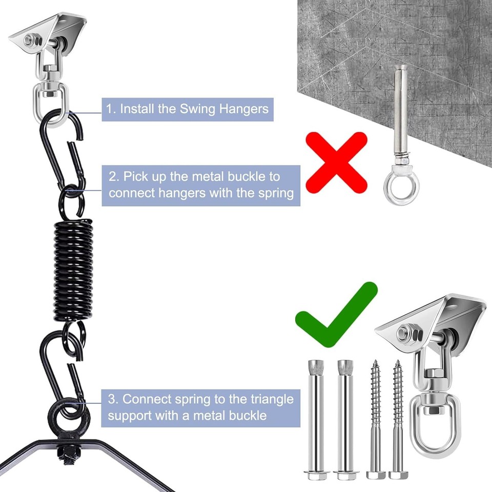 360 Spinning Sex Swing Sling Swivel Position Aid For Couples Adult BDSM ...