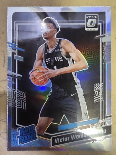 2023-24 Optic Victor Wembanyama Rated Rookie Optic Holo Silver Prizm RC ...