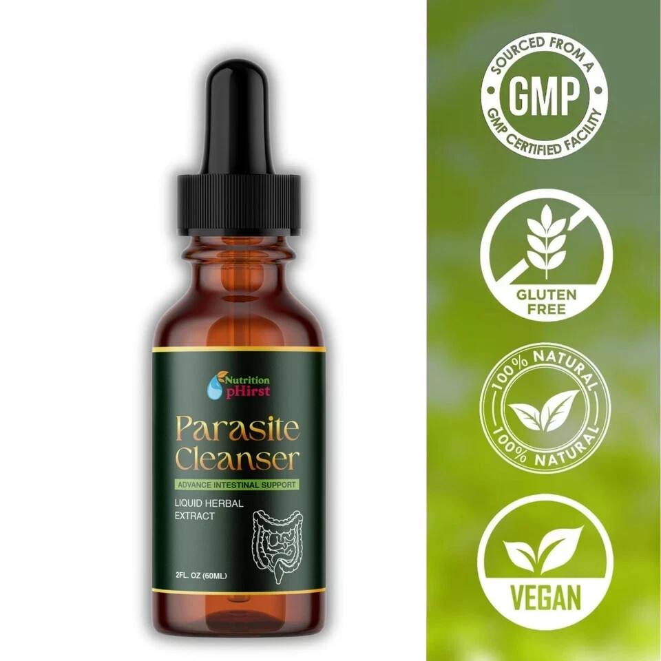 PARASITE DETOX BODY CLEANSE Complex Anti- PARASITE Support Cleanse 100 ...