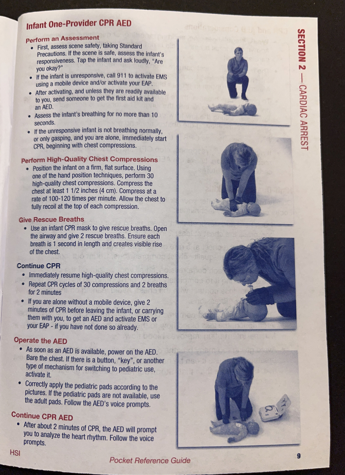 CPR, & AED And Basic First Aid Booklet | eBay