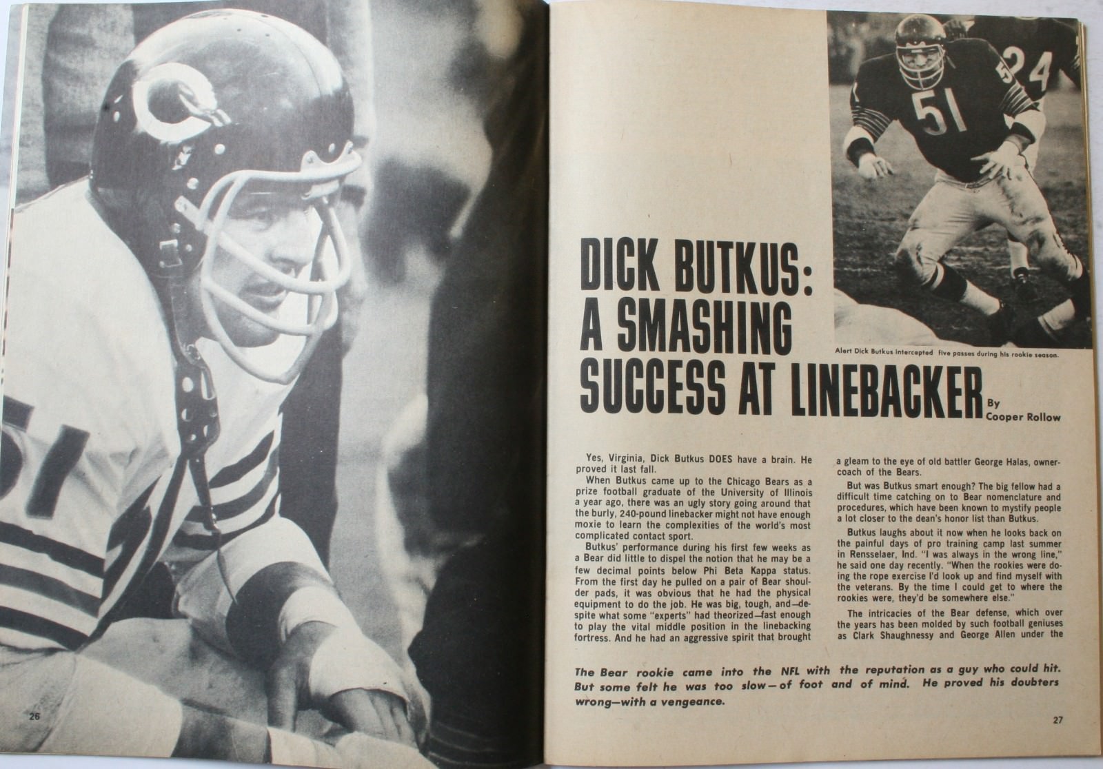 1966 Ron Swoboda NY Mets Signed Complete Sports Magazine Joe Namath ...