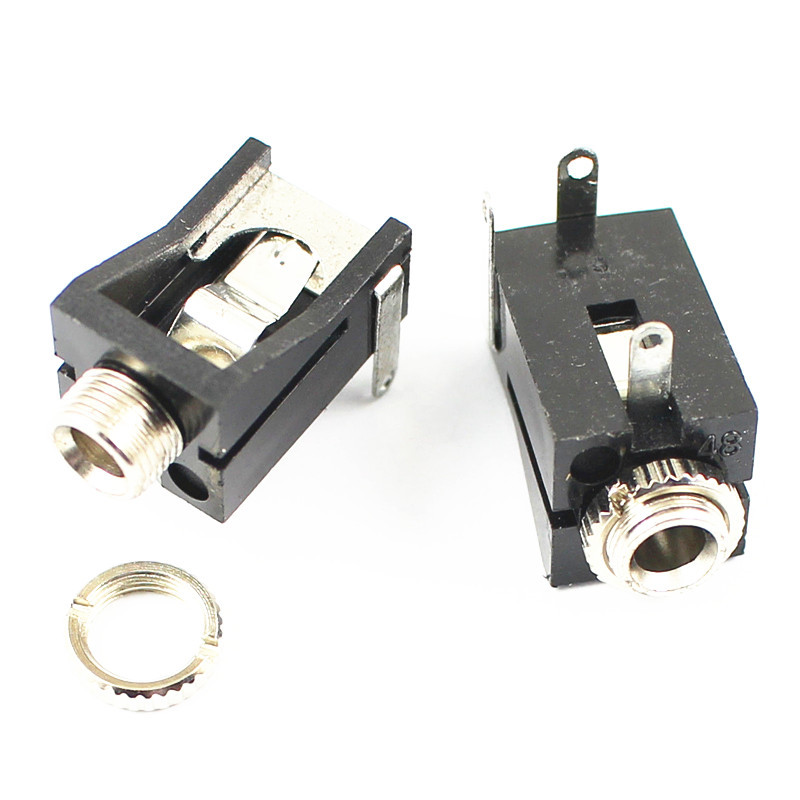 10Pcs 3.5mm 1/8 Female Audio Connector 3 Pin DIP Stereo Headphone Jack ...