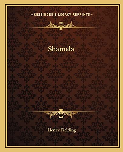 Henry Fielding Shamela (Poche) | eBay