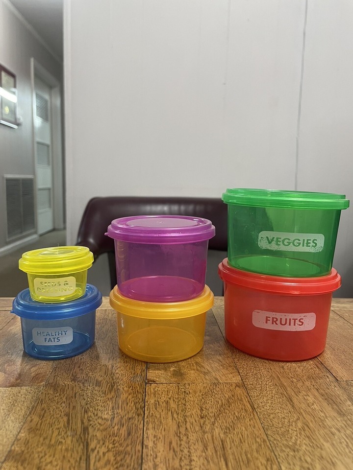 21 Day Fix Portion Control 6Containers Kit Beach Body Food Plan Diet ...