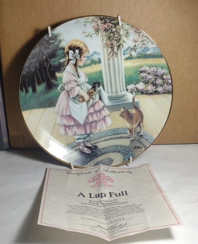 Hamilton Collector Plate Meta Grimball Lap Full Fond Memories 1989 Cats ...