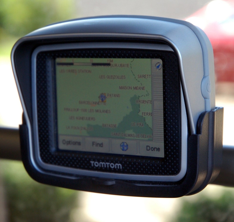 TomTom RIDER 2 2nd GPS Motorcycle w/ZK Bike Set US/Canada/Europe Map ...