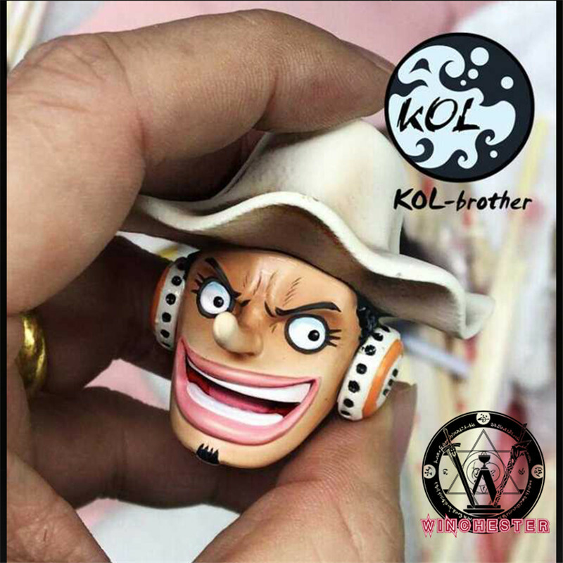 KOL One Piece Usopp Statue Green Wolf Resin Figurine Model GK ...