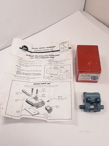 Carriage stop adjustable 10-316 for a 6'', 10'', 12'' METAL LATHE No ...