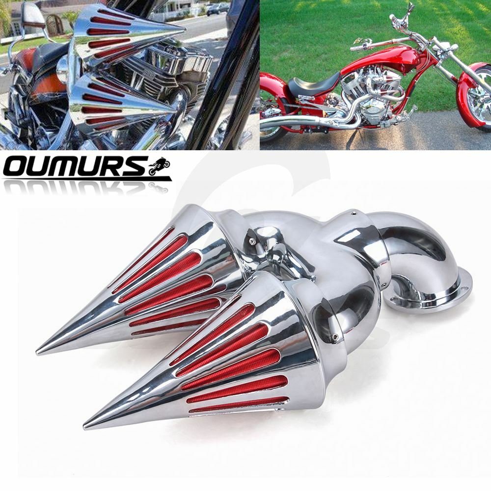 Chopper Spike Air Intake Filter Motorcycle Air Filter For Harley XL