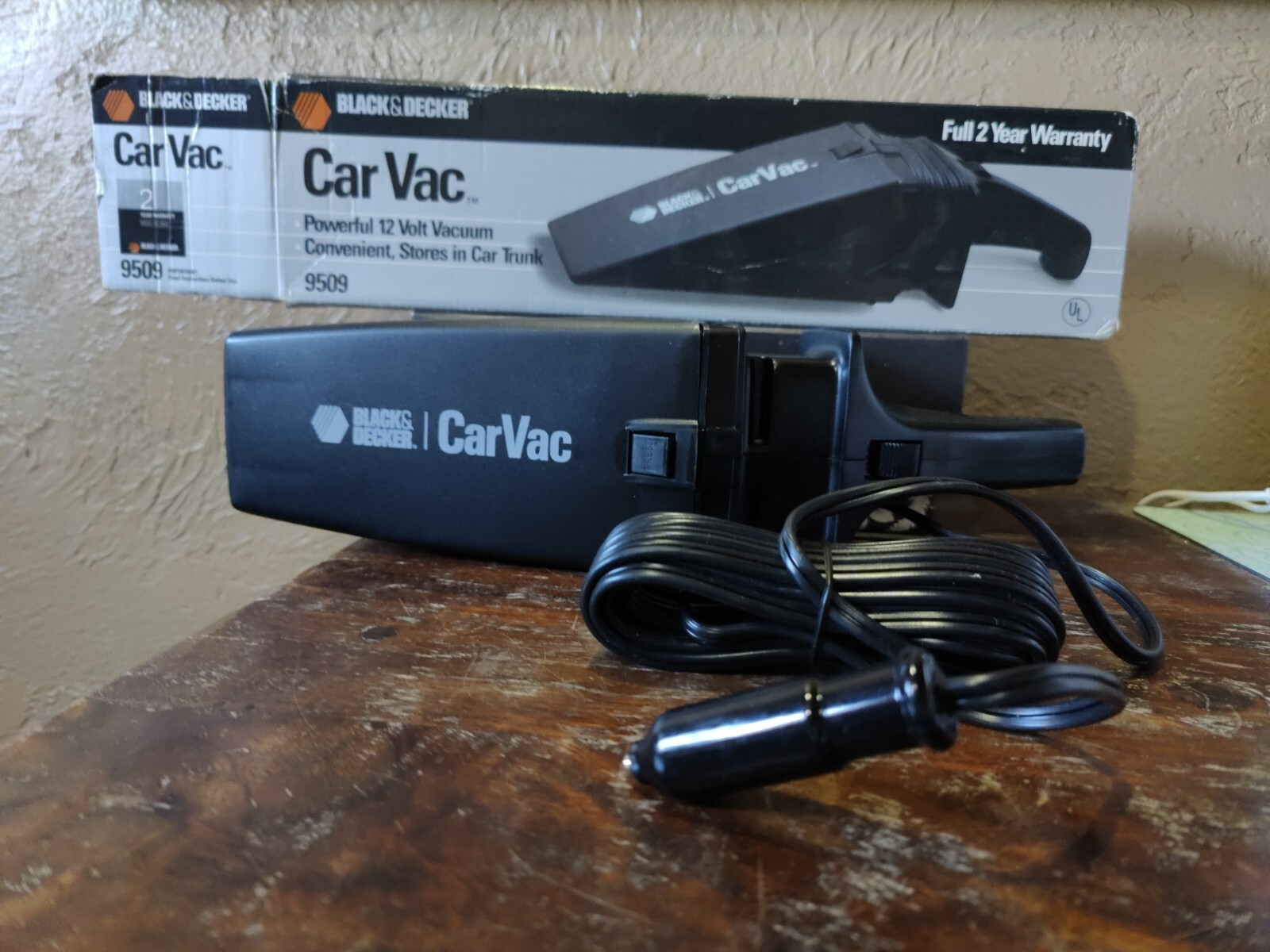 Black & Decker Car VAC 12 Volt 9509 Portable Compact Automobile Vehicle ...