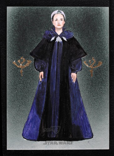 2024 Star Wars Galactic Antiquities Oversized Original Art Card 1/1 ...