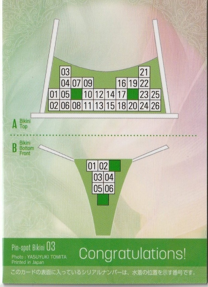 Hit'S Nako Aizawa Vol.2 14/26 Pinspo Bikini Card 03 Bra Trading | eBay