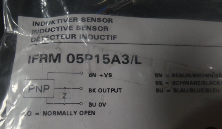Baumer IFRM 05P15A3/L Induktiver Näherungsschalter / Sensor | 10144444 | eBay.de