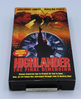 Highlander: Final Dimension / Movie (VHS) - Christopher Lambert ...