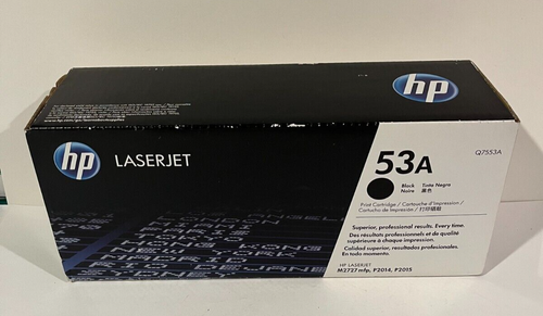 NEW OEM Genuine HP LaserJet 53A Q7553A Black Toner - Sealed | eBay