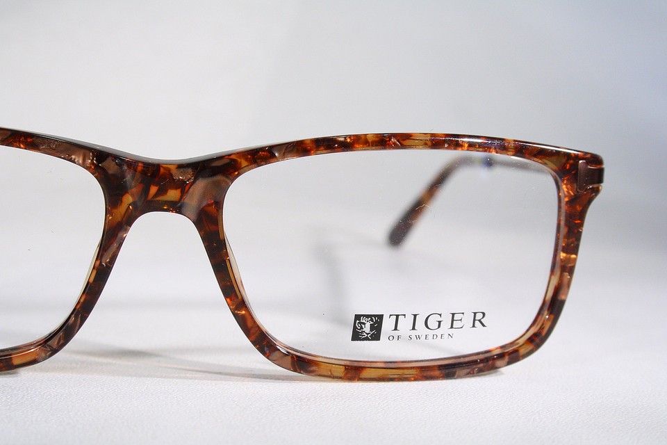 New TIGER OF SWEDEN Transparent Granite Eyeglass Frames Glasses Medium ...