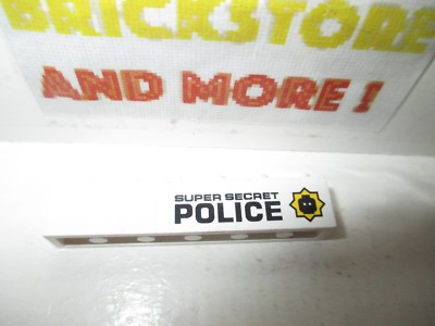 Lego - 1x Brick Brique 1x6 Set 70819 'SUPER SECRET POLICE' Pattern ...