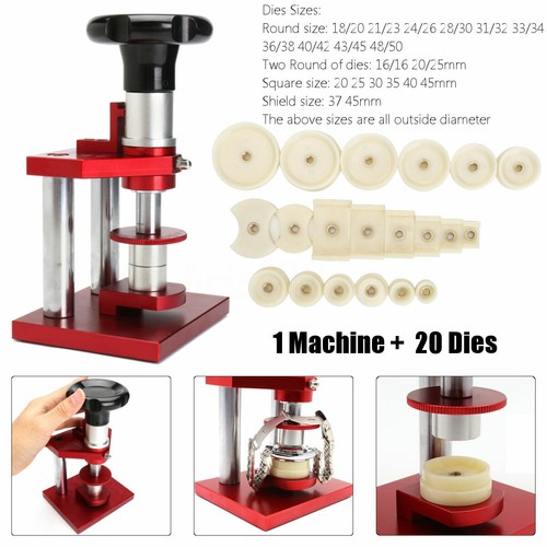 8" Crystal Bezel Press Case Back Closing Bench Rotate Watch Repair ...