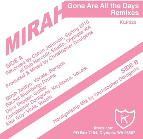 Mirah Gone All the Days (Vinyl) 12" Album | eBay