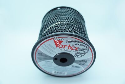 DESERT VORTEX TRIMMER LINE VS095S2.4 .095 3 LBS SPOOL COMMERCIAL BLACK ...