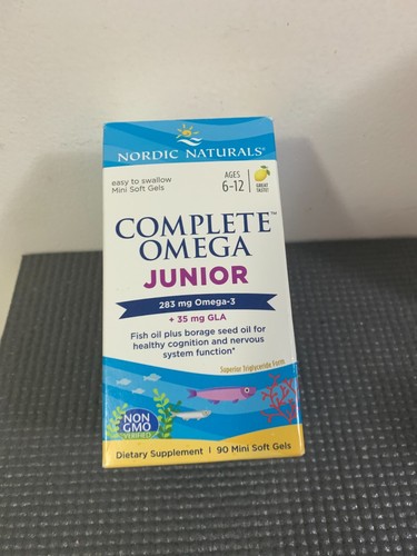 Nordic Naturals Complete Omega Junior 90 Mini Soft gels 05/24 | eBay
