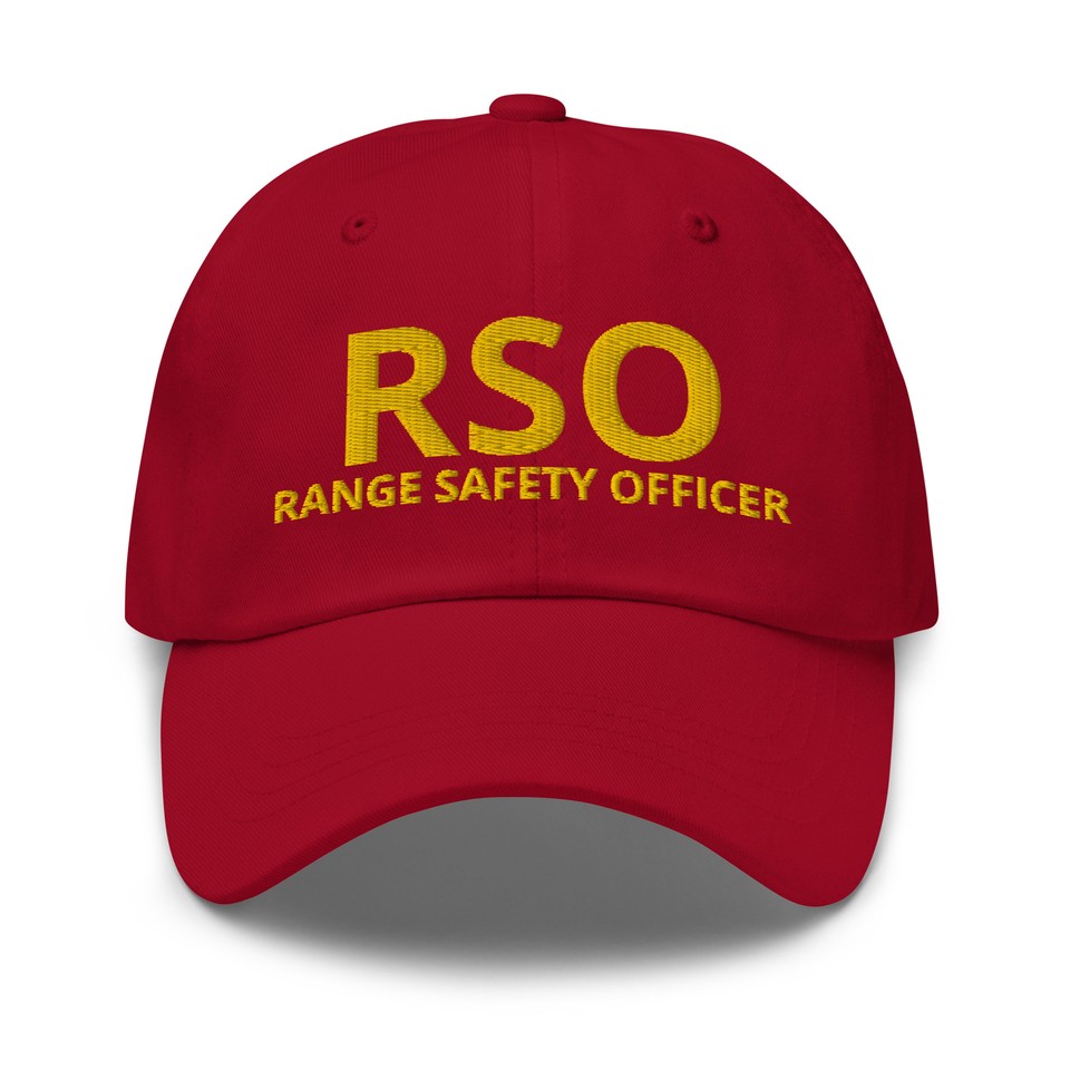 Range Safety Officer RSO Hat Cap Firearms Instructor Job | eBay