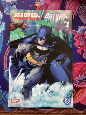MARVEL / DC BATMAN / DEADPOOL #1 GREG CAPULLO WRAPAROUND VARIANT NM ...