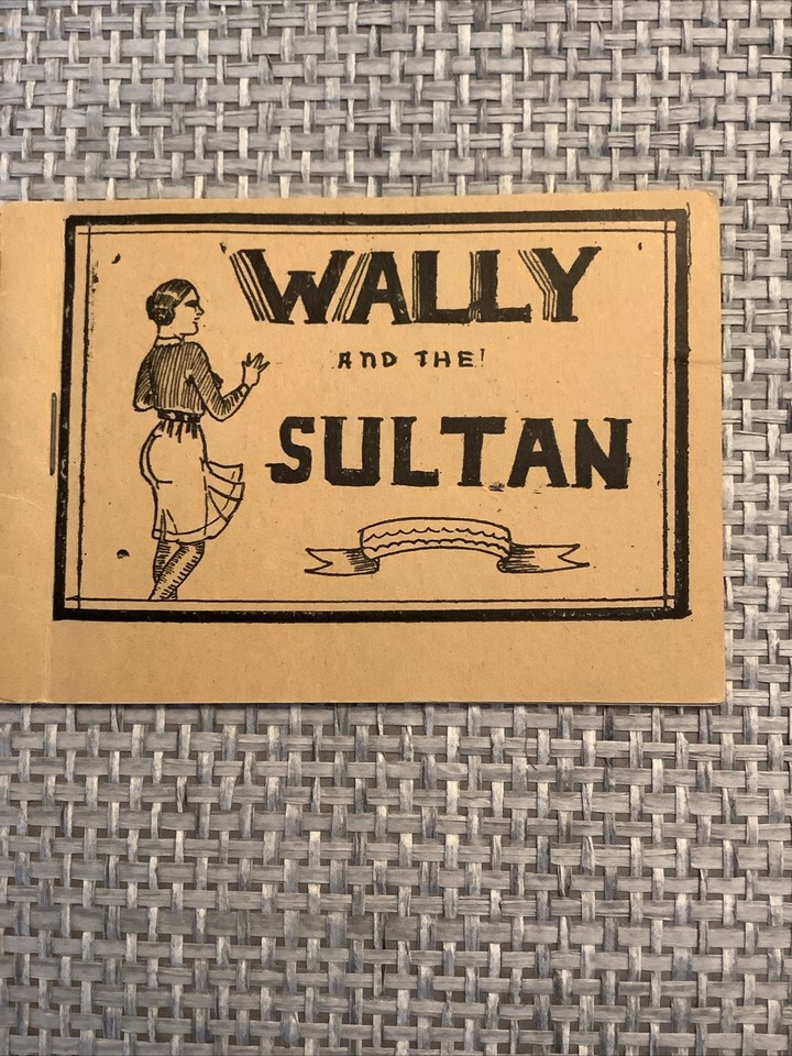 Tijuana Bible 8-Pager Comic Vintage "WALLY and the SULTAN" Risqué ...