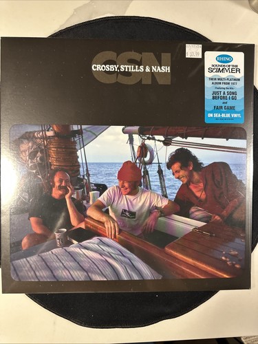 CROSBY STILLS & NASH - CSN New Sealed Sea Blue Vinyl LP Limited Edition ...