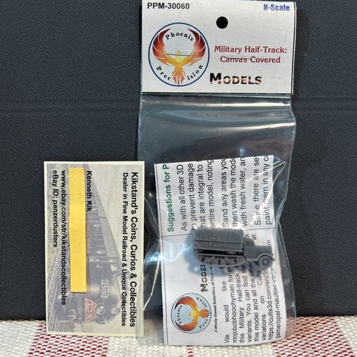 Phoenix Precision Models 30060 N Scale 1/160 Covered Half-Track - New ...